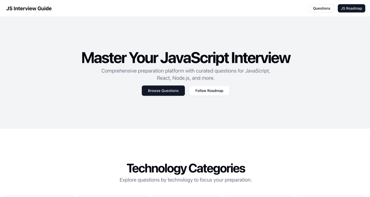 Interview6 - JavaScript & ES6 Interview Guide